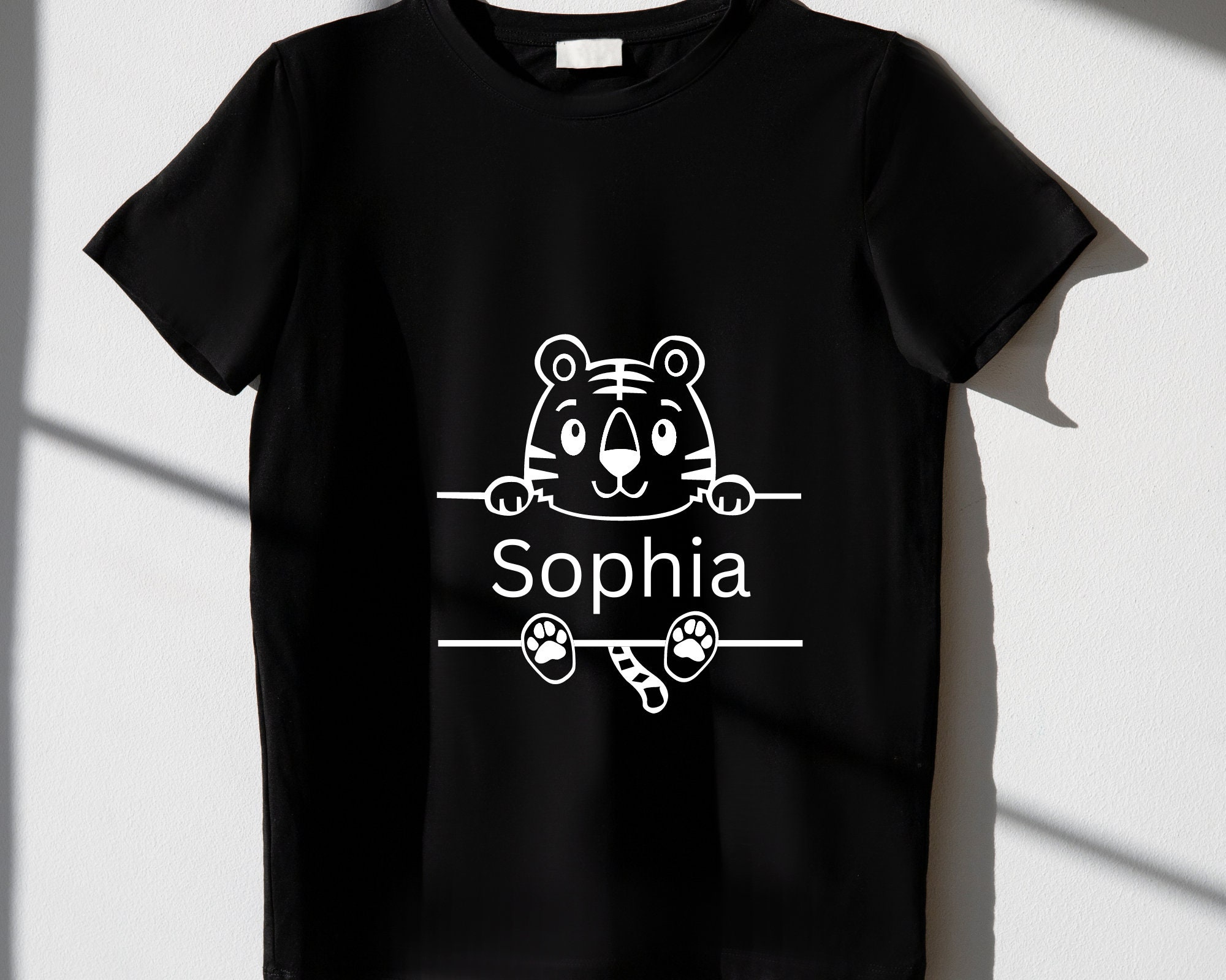 Tiger Split Safari Animals Svg Safari Animal Outline Safari - Etsy