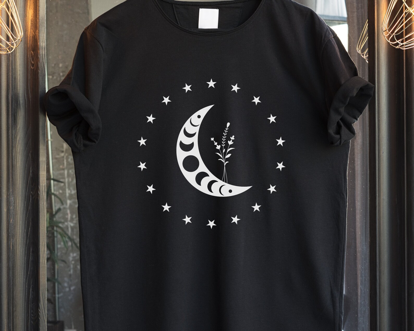 Moon Phase Svg Mystic Celestial Svg Crescent Moon Svg Cut - Etsy