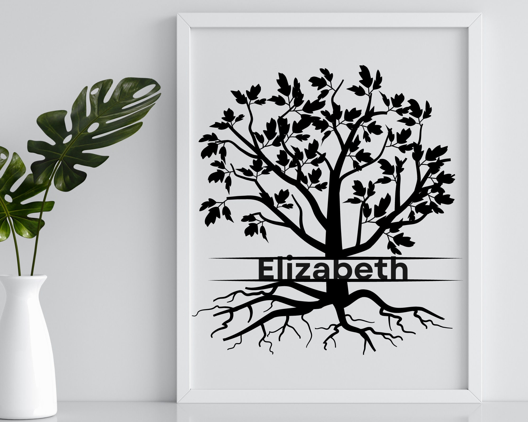Tree of Life Monogram Svg Our Roots SVG Family Reunion SVG - Etsy UK