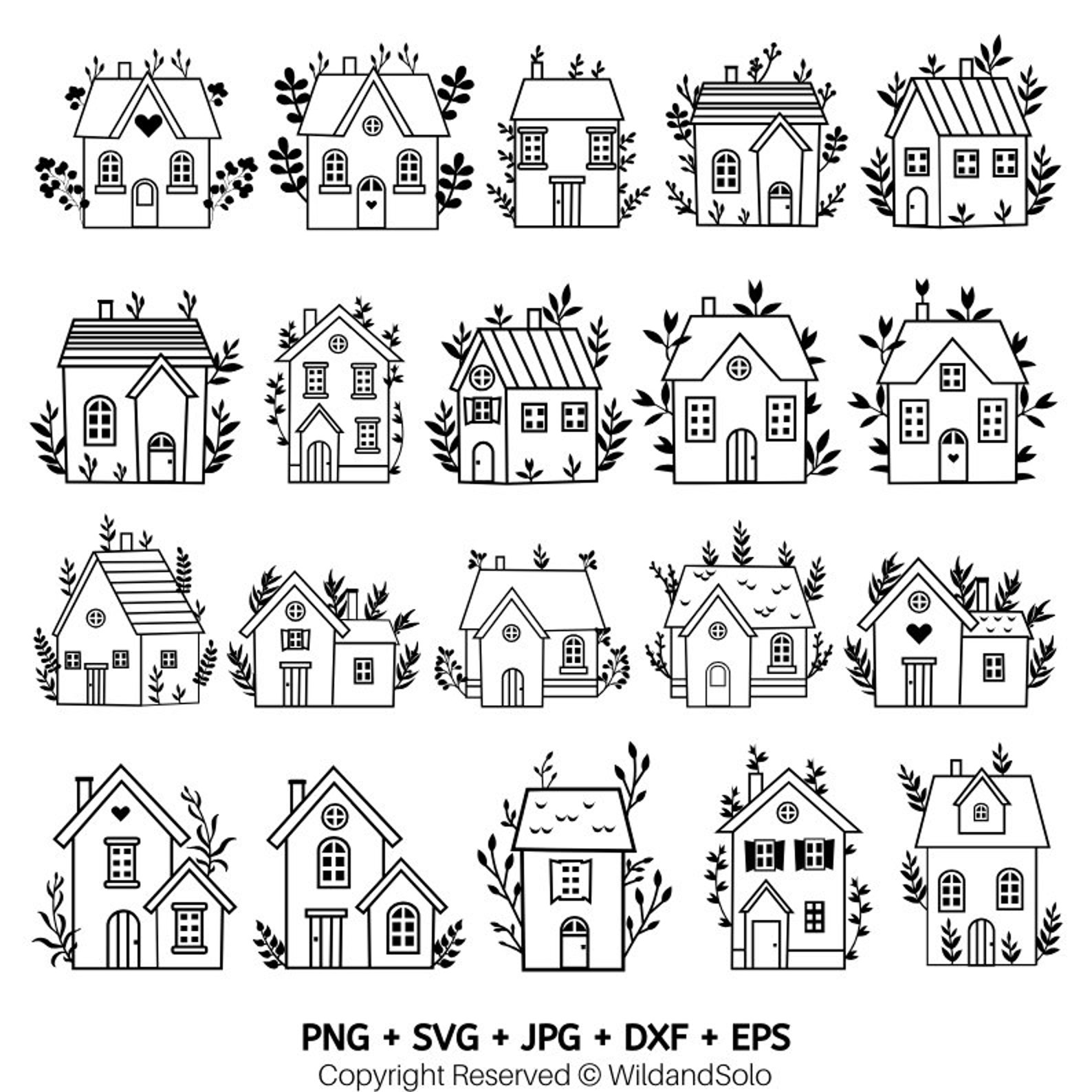 20 Little Home Svg Bundle, Little House Png, House Svg, Little House ...