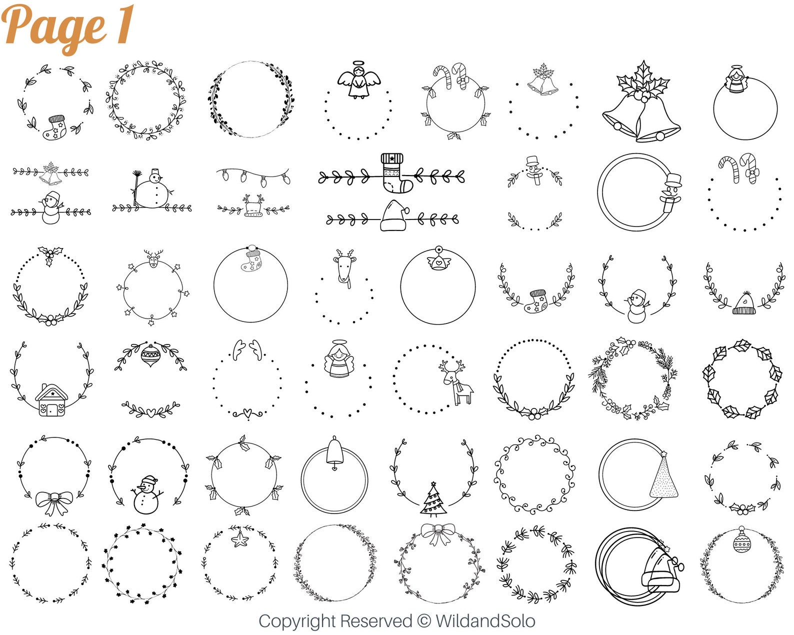 154 Wreath Svg Christmas Wreath Svg Family Christmas Wreath - Etsy