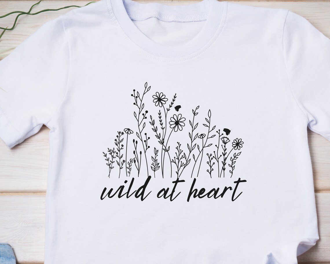 Wildflowers Svg Nature Svg Floral Frame Svg Wild Flower - Etsy