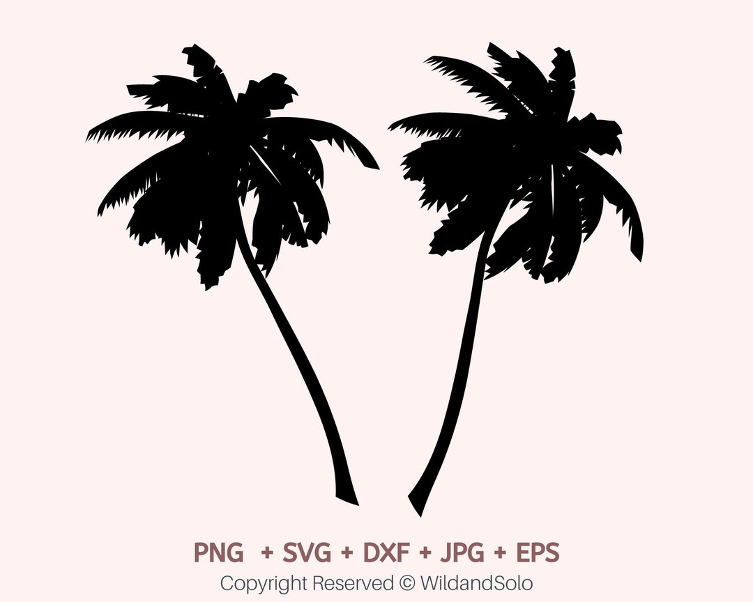 Palm Tree Svg, Palm Tree Silhouette, Palm Tree Clipart, Palm Tree Svg ...