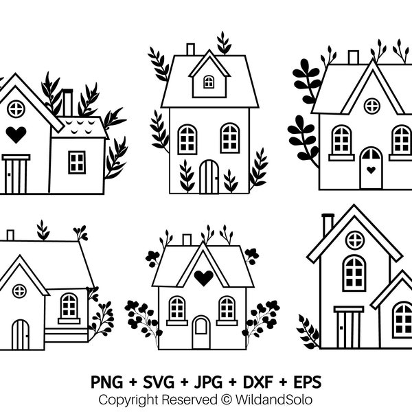 House Svg - Etsy