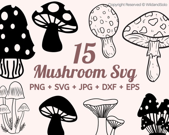 Mushroom Svg Celestial Mushroom Svg Magic Mushroom SVG - Etsy
