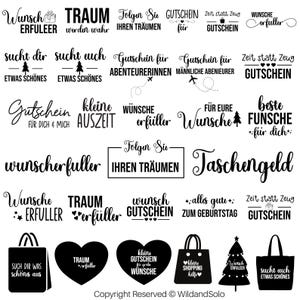 German Plotter File Bag Quotation Svg Bundle, German Saying Svg Design ...