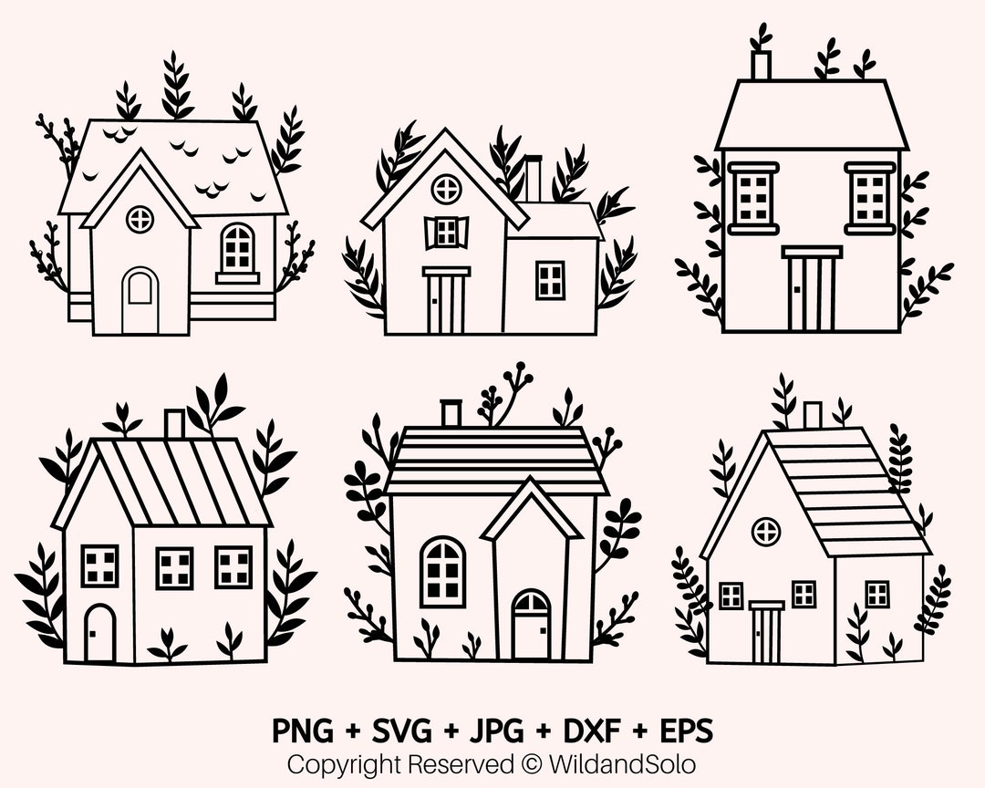 06 Little Home Svg Bundle Little House Png House Clipart - Etsy