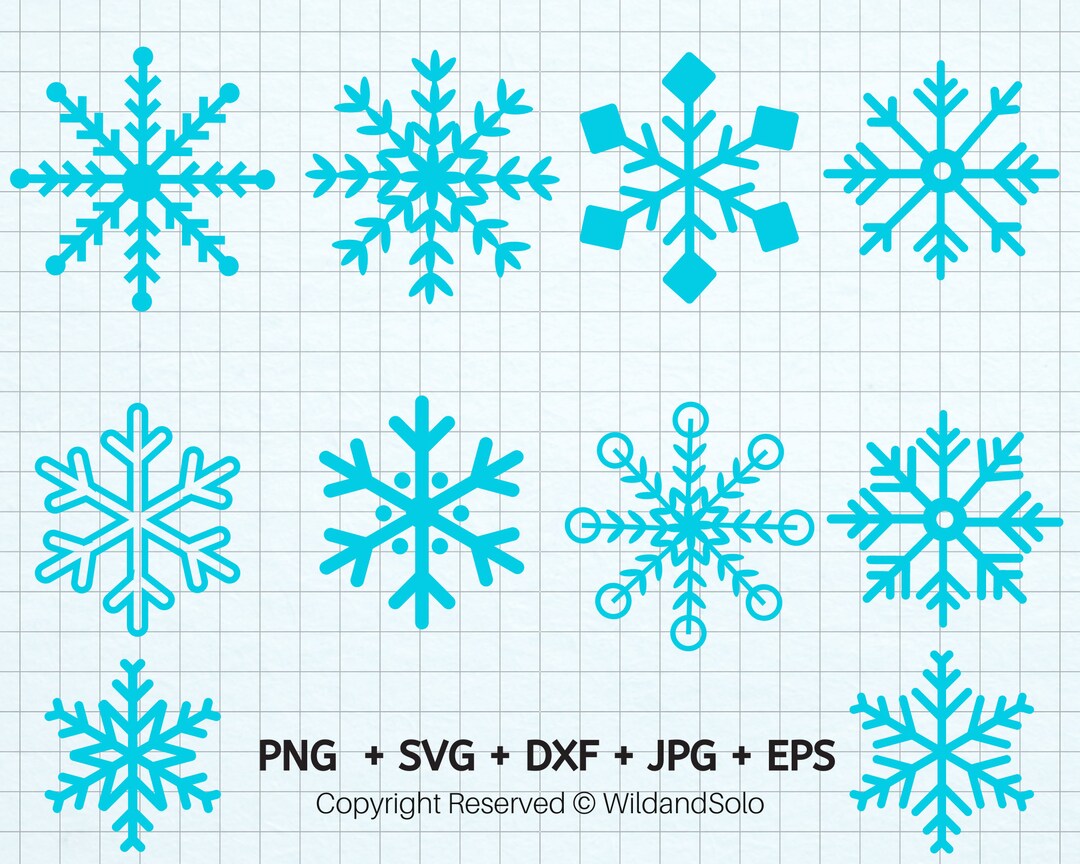 Snow Flakes Svg Bundle Christmas Svg Snowflakes SVG Snow - Etsy