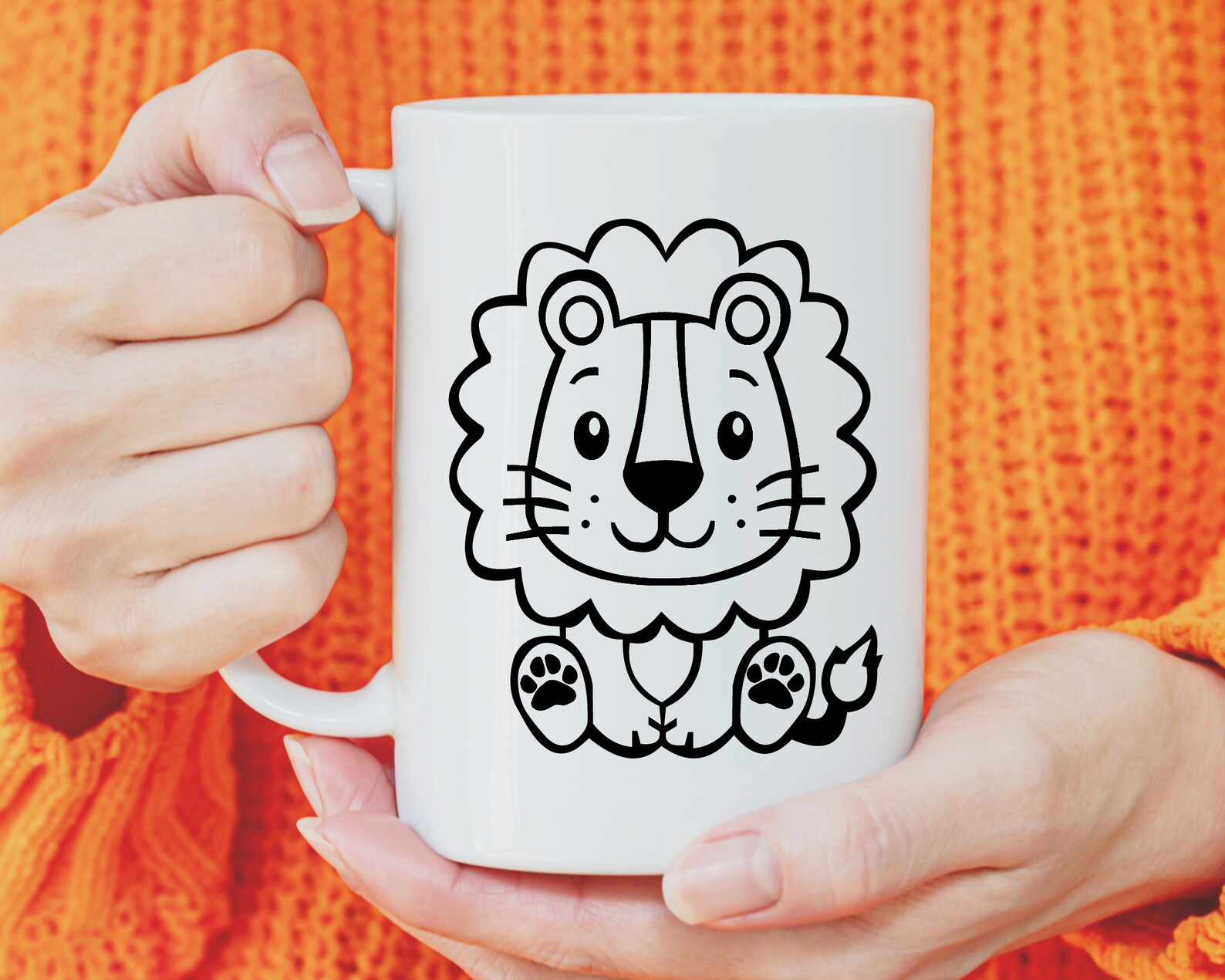 Lion Svg Safari Animals Outline SVG Split Safari Animals - Etsy