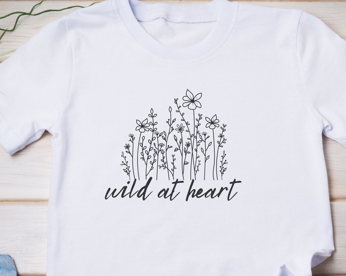 Wildflowers Svg Bouquet SVG Floral Frame Svg Wild Flower - Etsy