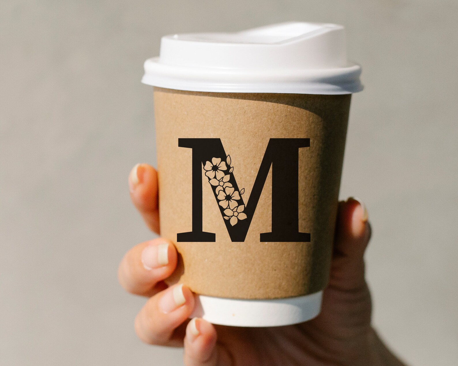 Floral Alphabet Svg Floral Letter Svg Initial Svg Floral - Etsy