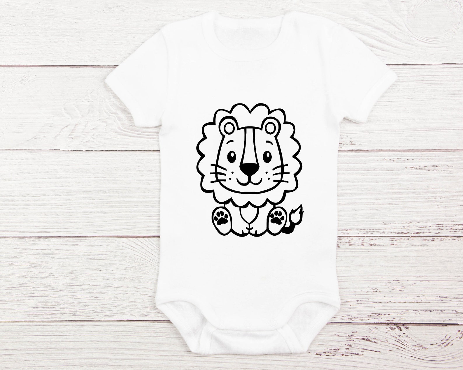 Lion Svg Safari Animals Outline SVG Split Safari Animals - Etsy