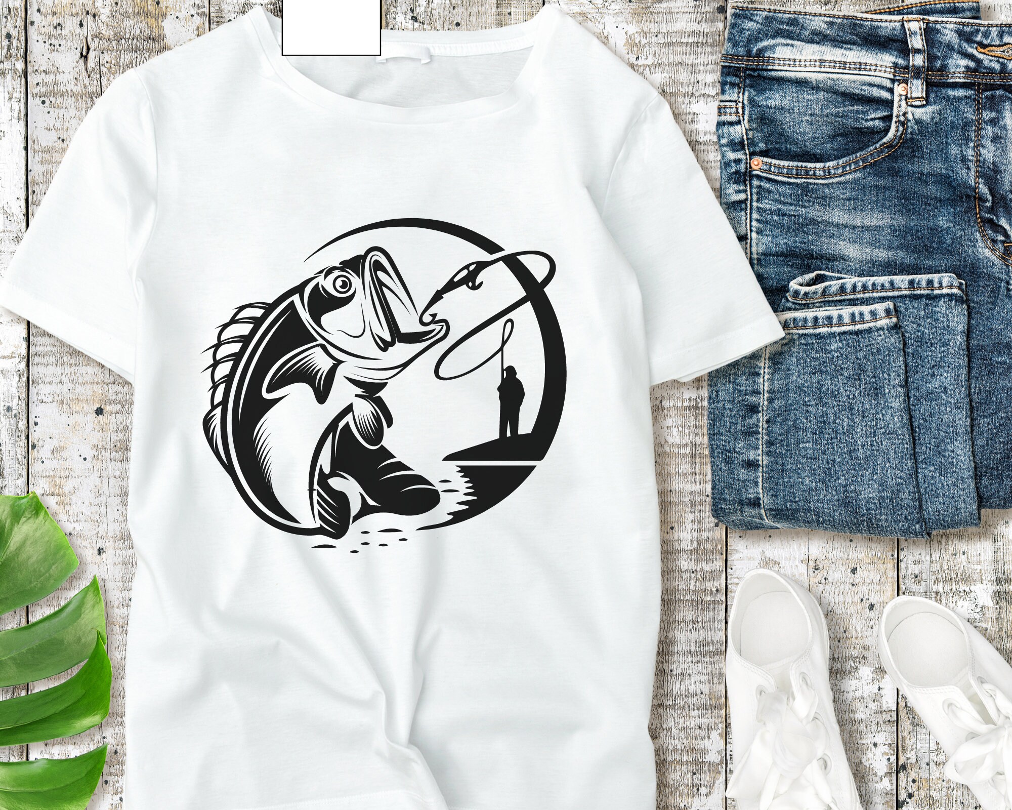 Fisherman Catching Fish Svg, Fishing Rod Svg, Bass Fish Svg, Bass ...