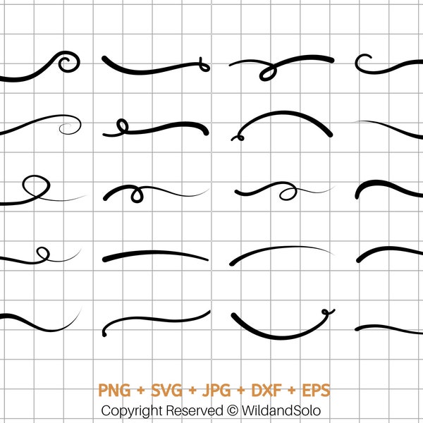 Line Swoosh - Etsy