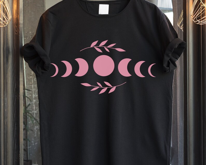 Moon Phase Svg Mystic Celestial Svg Silhouette PNG DXF - Etsy