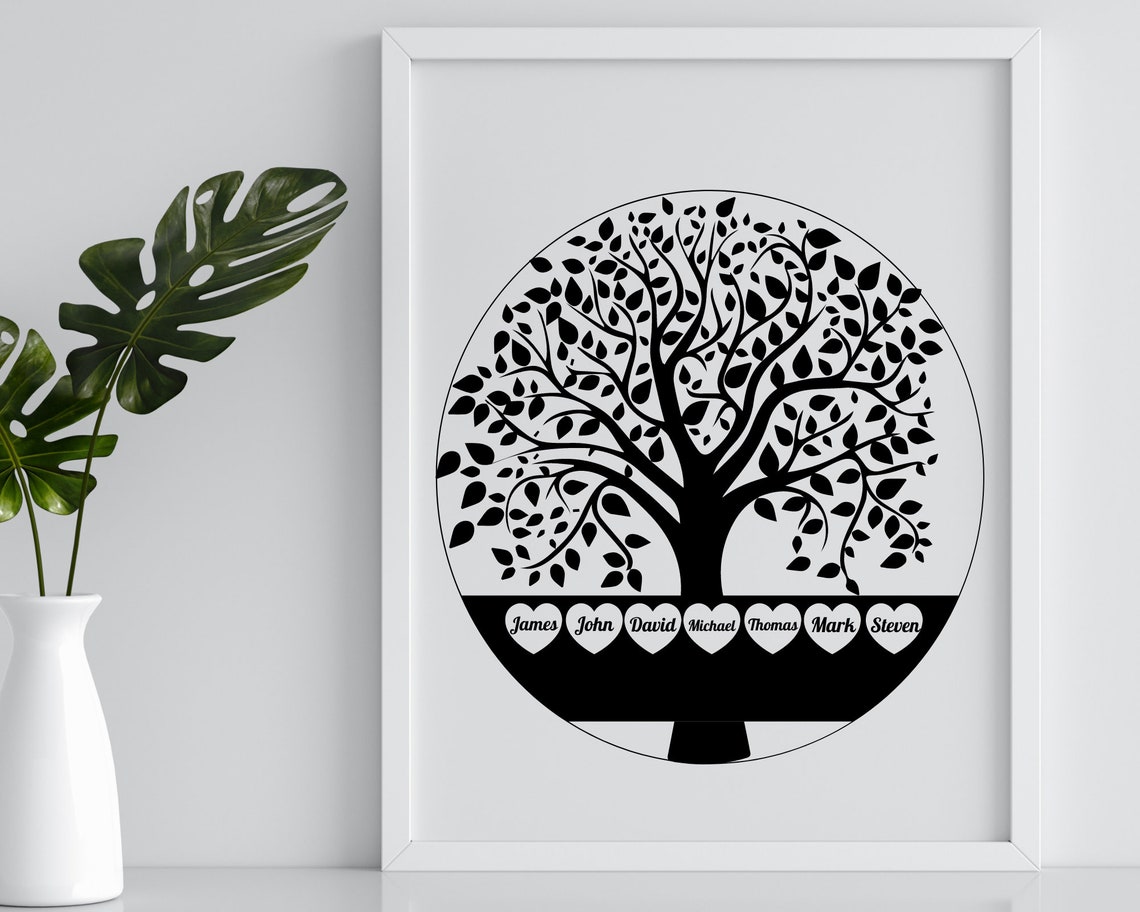 Family Tree Svg Bundle Family Tree Cricut Family Reunion - Etsy