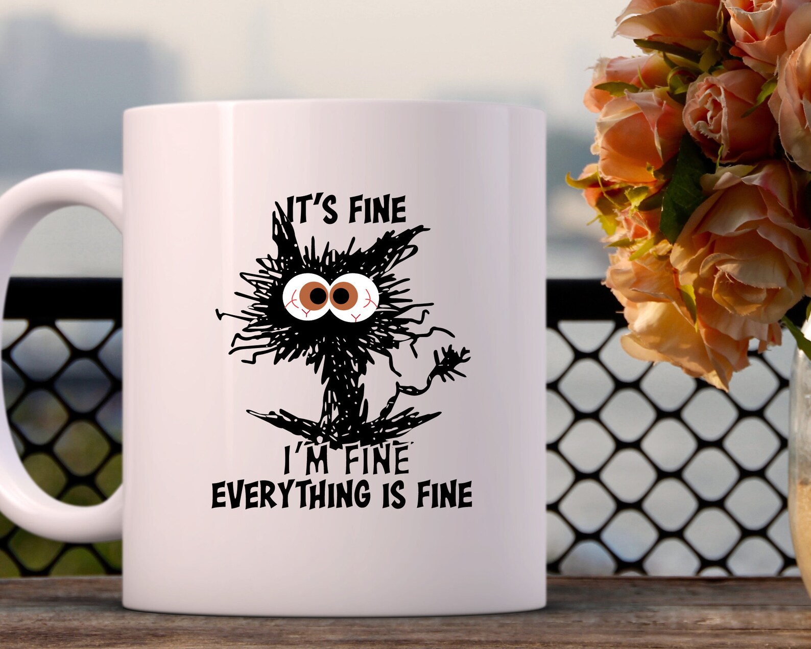 It's Fine I'm Fine Everything is Fine SVG I'm - Etsy