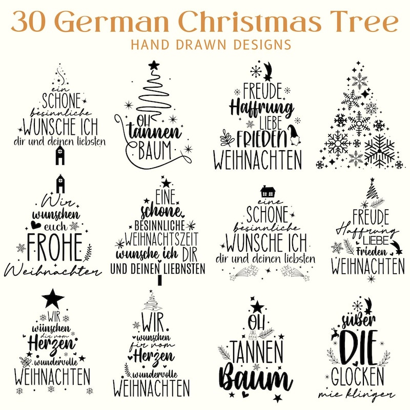 Plotterdatei tannenbaum - Etsy.de
