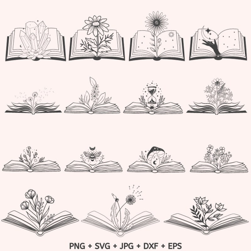 Book Svg - Etsy