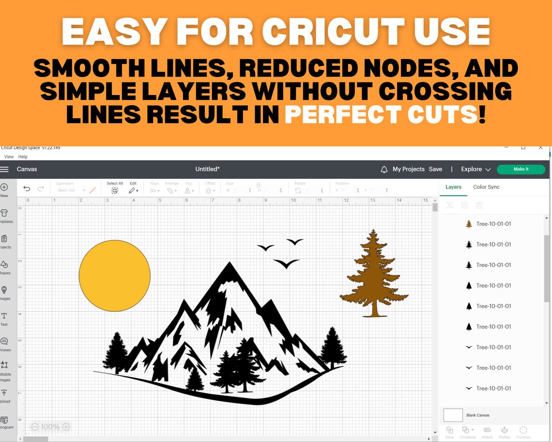 12 Mountain SVG Bundle Trees Svg Forest Svg Cricut Mountain - Etsy
