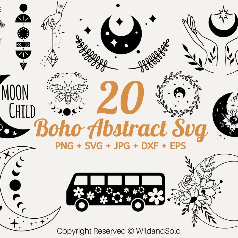 Boho Svg - Etsy