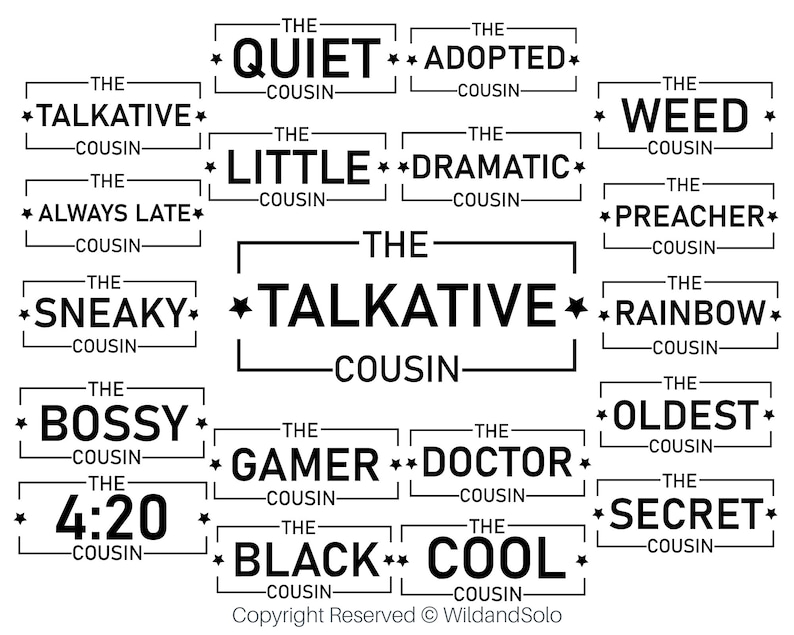 18 Cousin Crew Svg Bundle, Cousin Matching Shirt Design, Cousins SVG ...