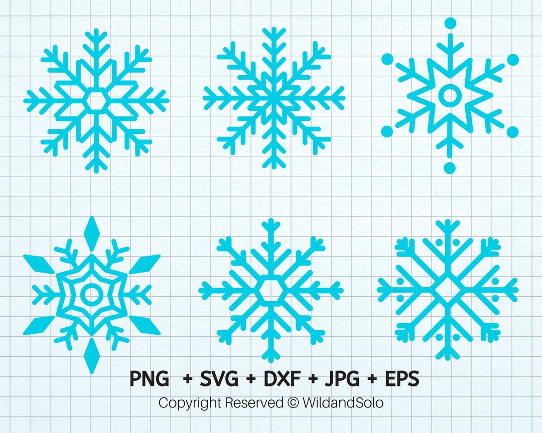 Snow Flakes Svg Bundle Winter Svg Snow Flake SVG Snowflakes - Etsy