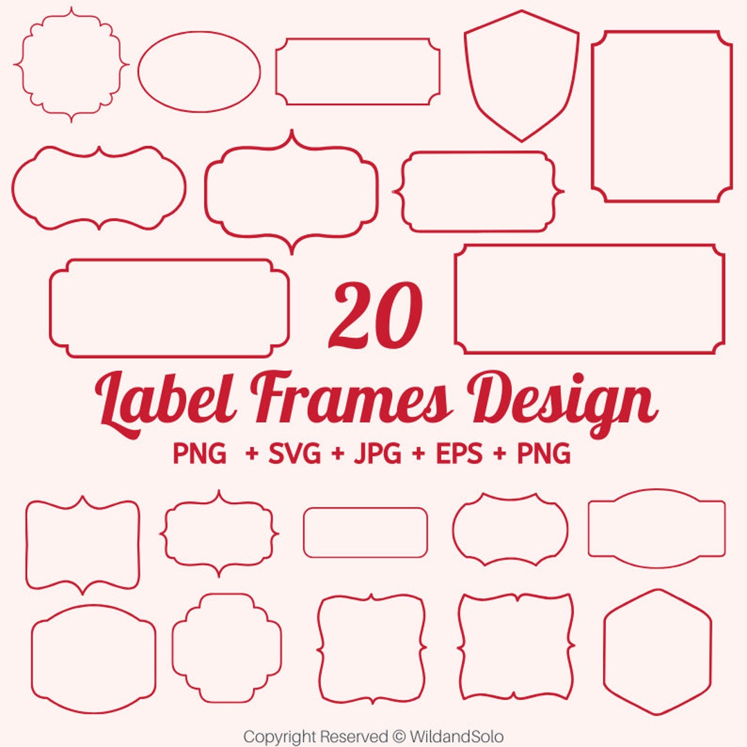 Label Frames SVG, Label Svg, Vintage Frames Svg, Banner Svg, Shapes Svg ...