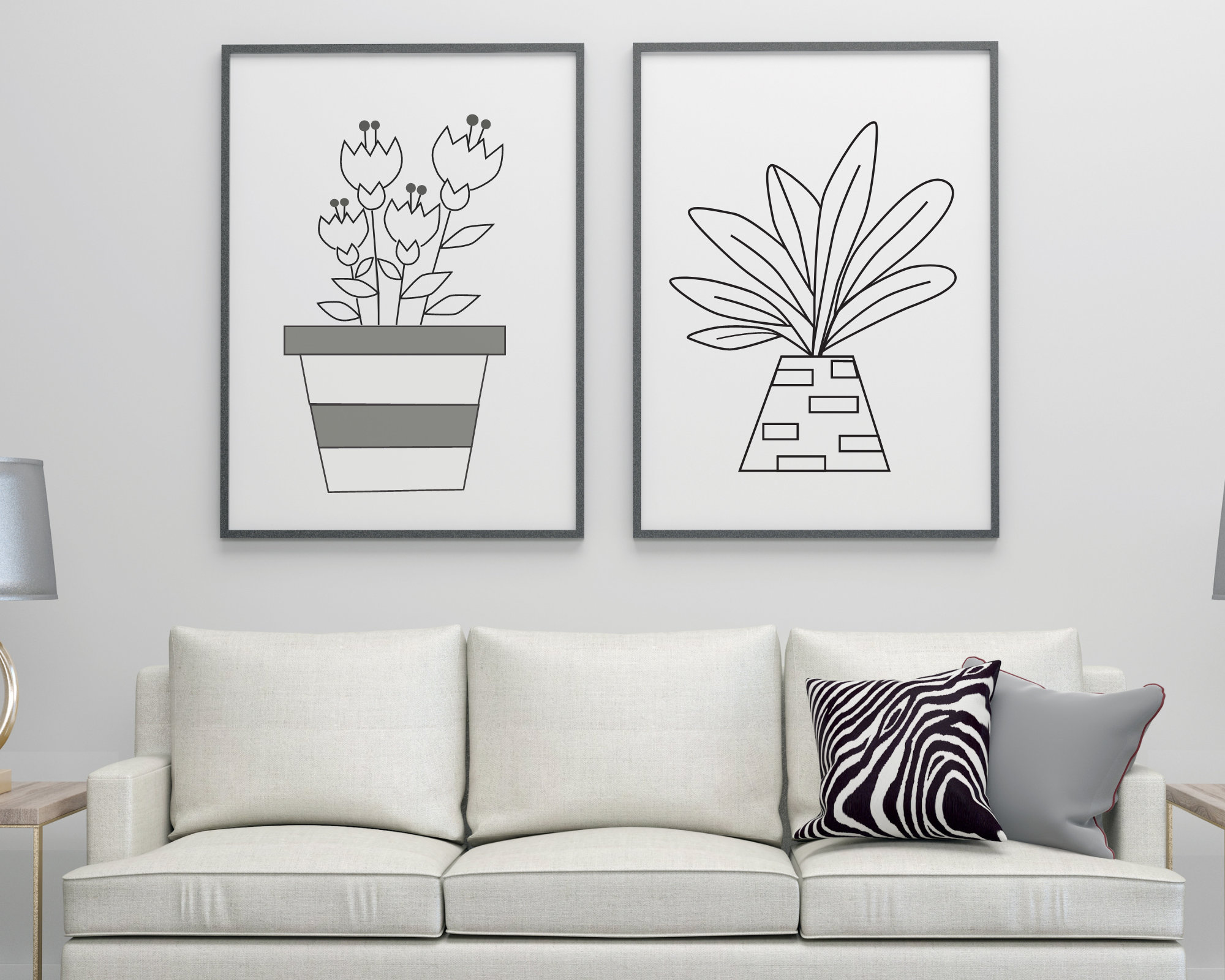 Flower Pot SVG Plants SVG Potted Plants Svg Houseplants - Etsy