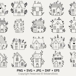 20 Little Home Svg Bundle Little House Outline Svg House - Etsy Australia