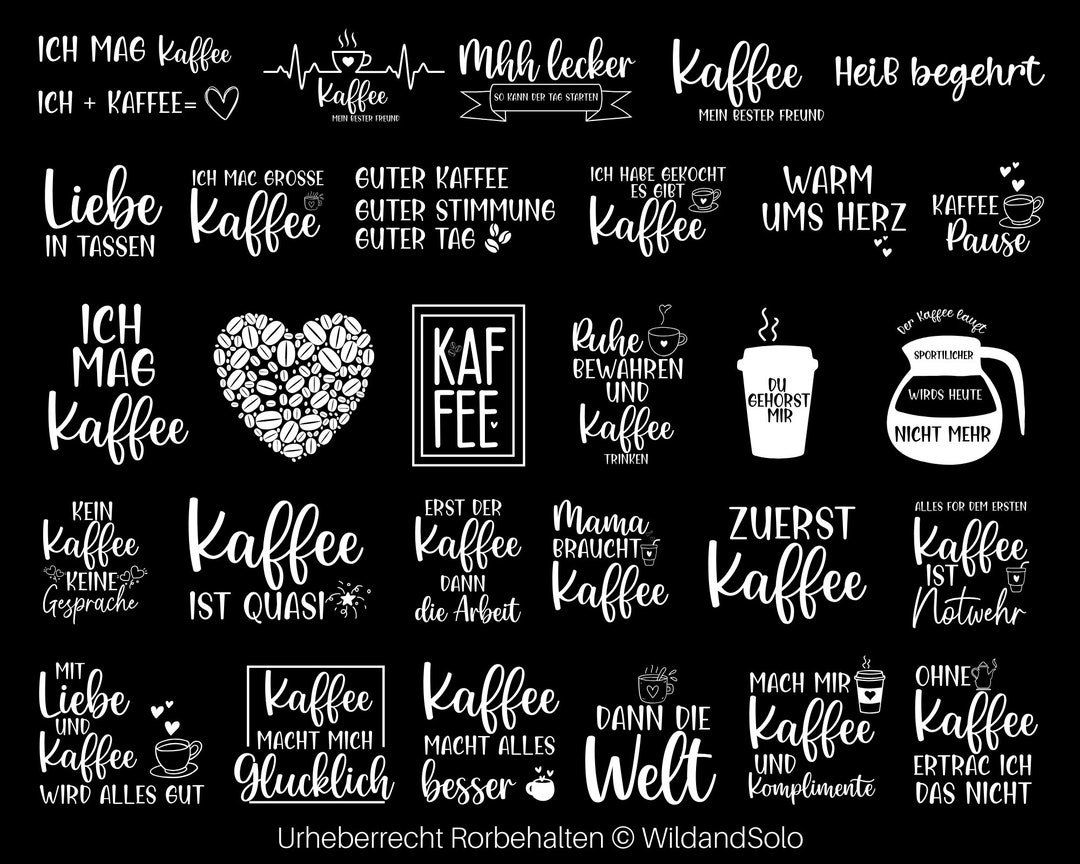 30 German Kaffee Plotter Svg Bundle German Plotter Svg - Etsy UK