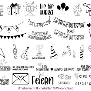 35 Geburtstag Plotterdatei Svg Bundle Birthday Plotter File - Etsy