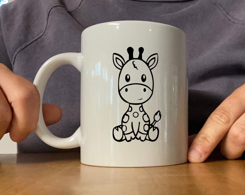 Giraffe Svg School Classroom Label Kids Safari Animals - Etsy