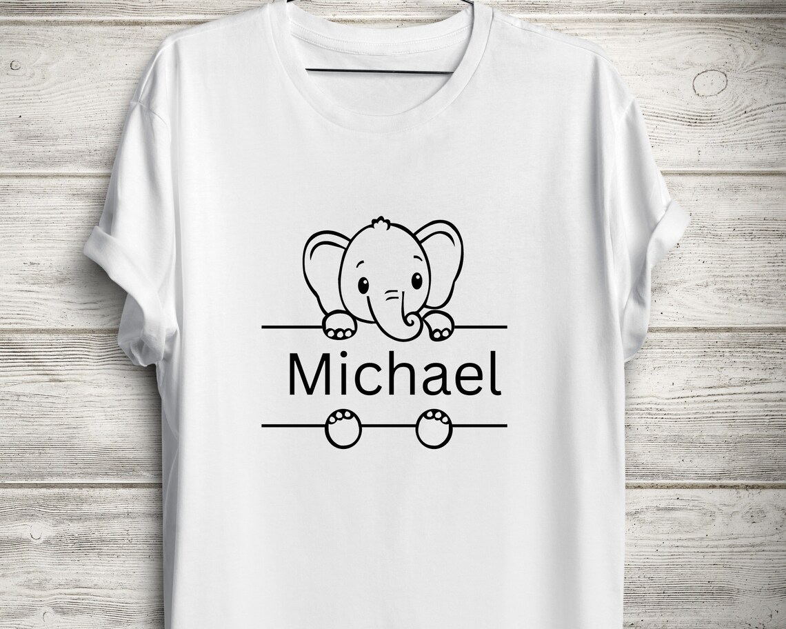 Elephant Split Safari Animals Safari Animals Outline Safari - Etsy