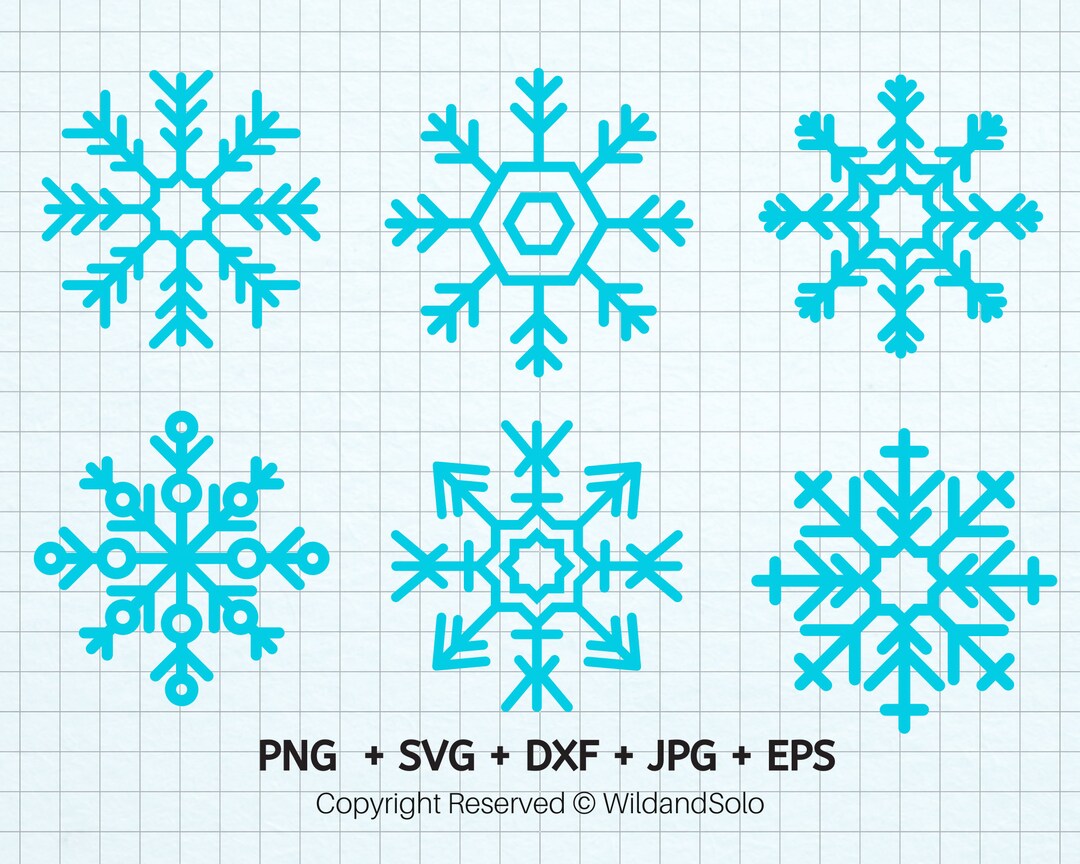 Snow Flakes Svg Bundle Winter Svg Snow Flake SVG Snowflakes - Etsy