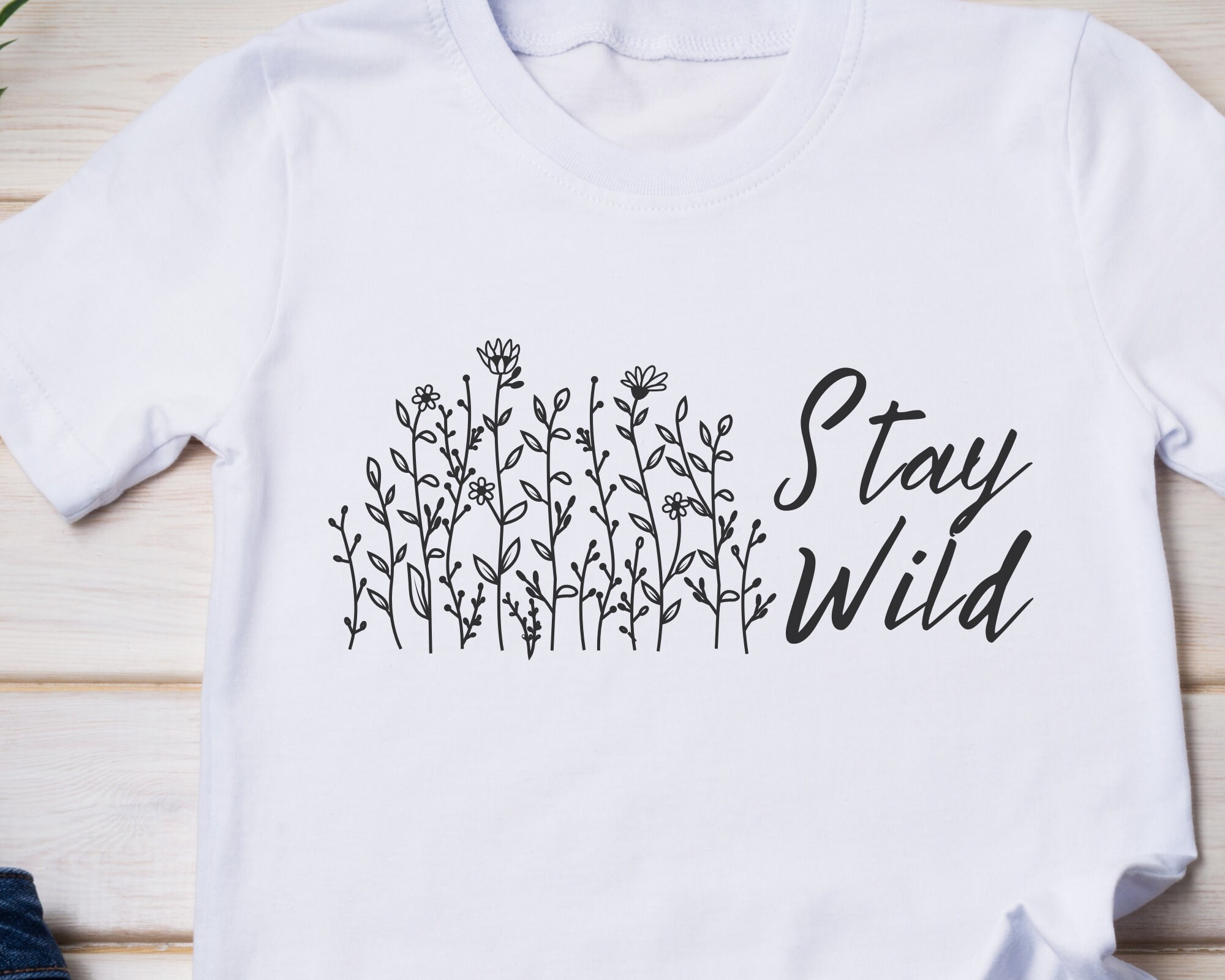 Wildflowers Svg Bouquet SVG Nature Svg Wild Flower Svg - Etsy