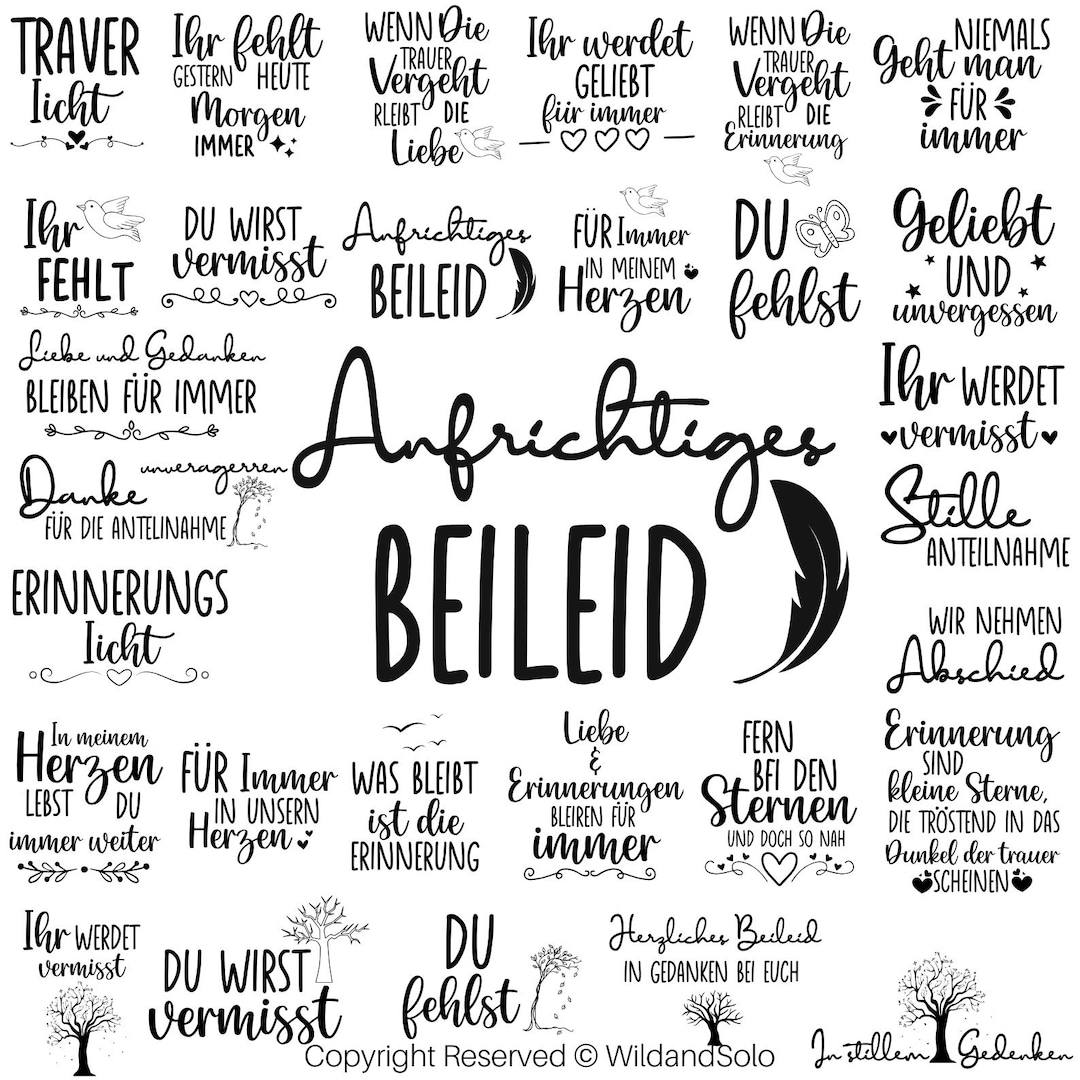 Farewell German Plotter File Svg, Farewell Design, 30 German Design ...