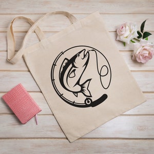 Fisherman Catching Fish Svg, Fishing Rod Svg, Bass Fishing Clipart ...