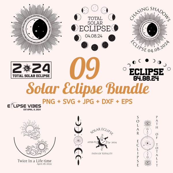 Solar Eclipse Svg - Etsy
