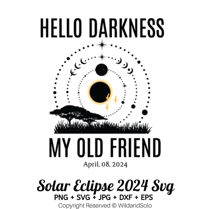 Solar Eclipse Svg - Etsy