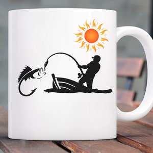 Fisherman Catching Fish Svg, Bass Fishing Clipart, Bass Fish Svg ...