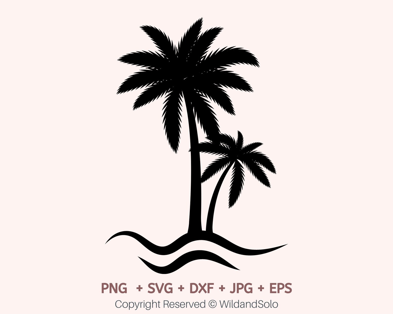 Palm Tree Svg Palm Tree Clipart Palm Tree Decal Svg Palm - Etsy