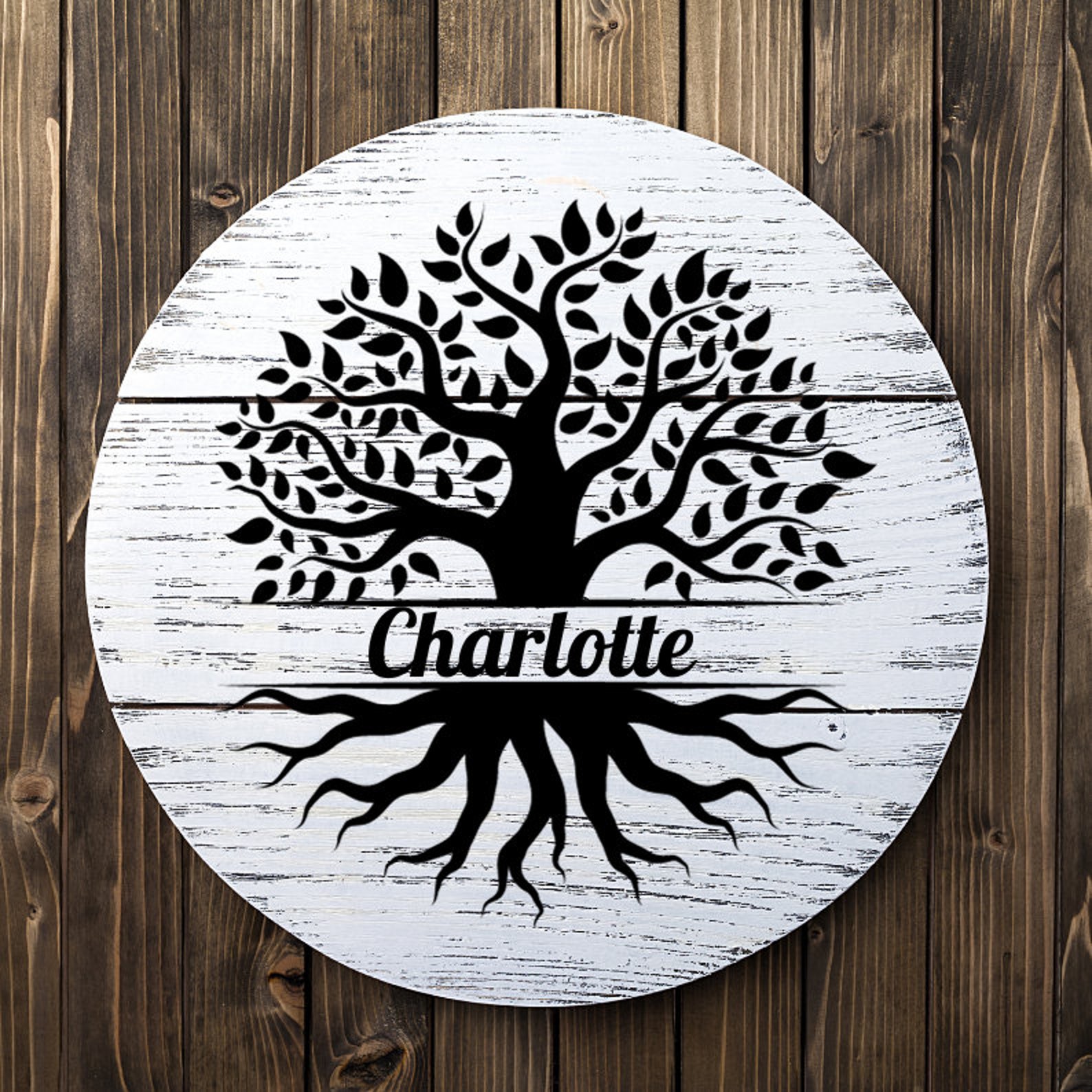 Tree of Life Monogram Svg, Tree Roots Svg, Tree With Roots Svg, Family ...