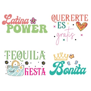 30 Latina Design Bundle, Latina Svg Design, Funny Quotes Svg ...
