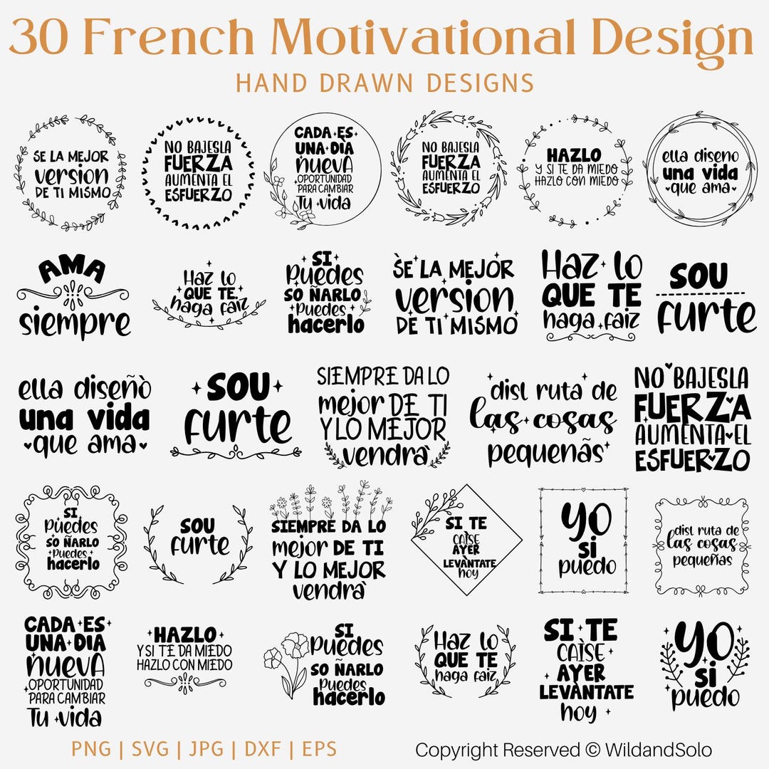 French Motivational Svg Design, French Design, French Saying, Quotes ...
