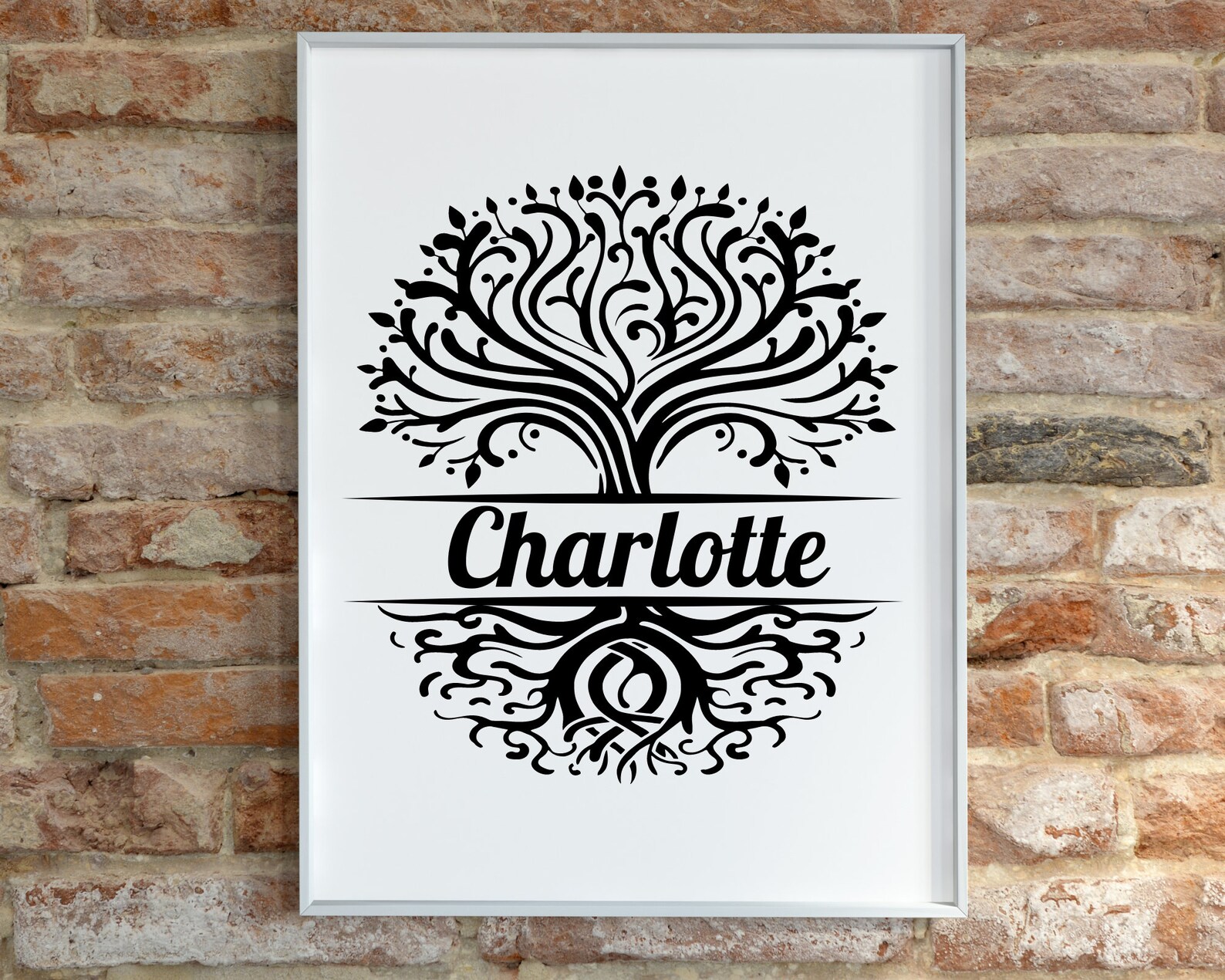 Tree of Life Monogram Svg Tree Roots Svg Tree With Roots - Etsy