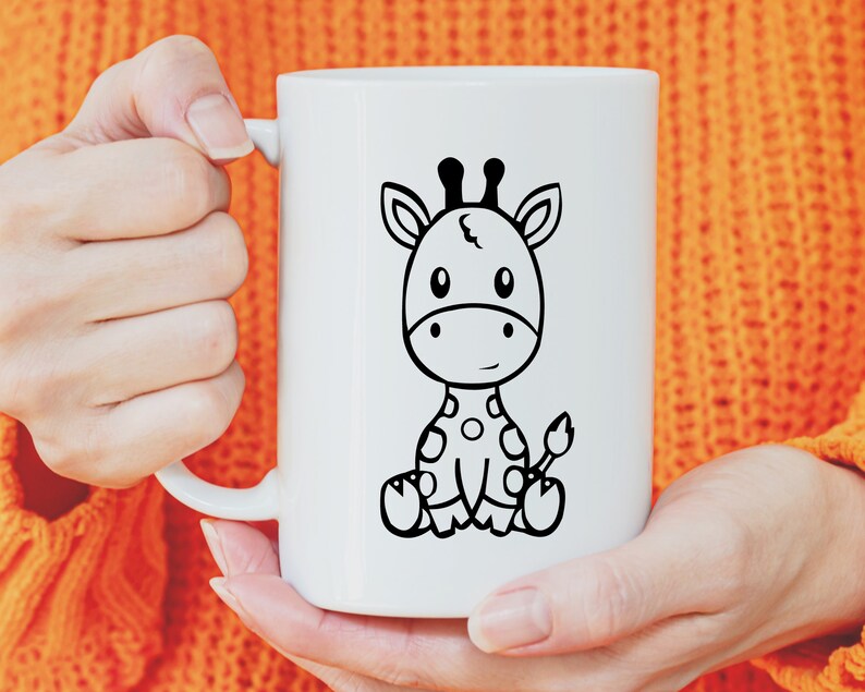 Giraffe Svg School Classroom Label Kids Safari Animals - Etsy