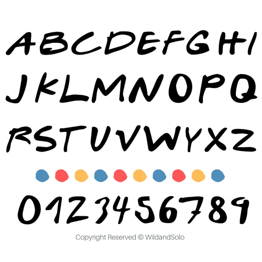 Friends Font Svg Bundle, Friends Digital Fonts, Friendship Font Svg ...