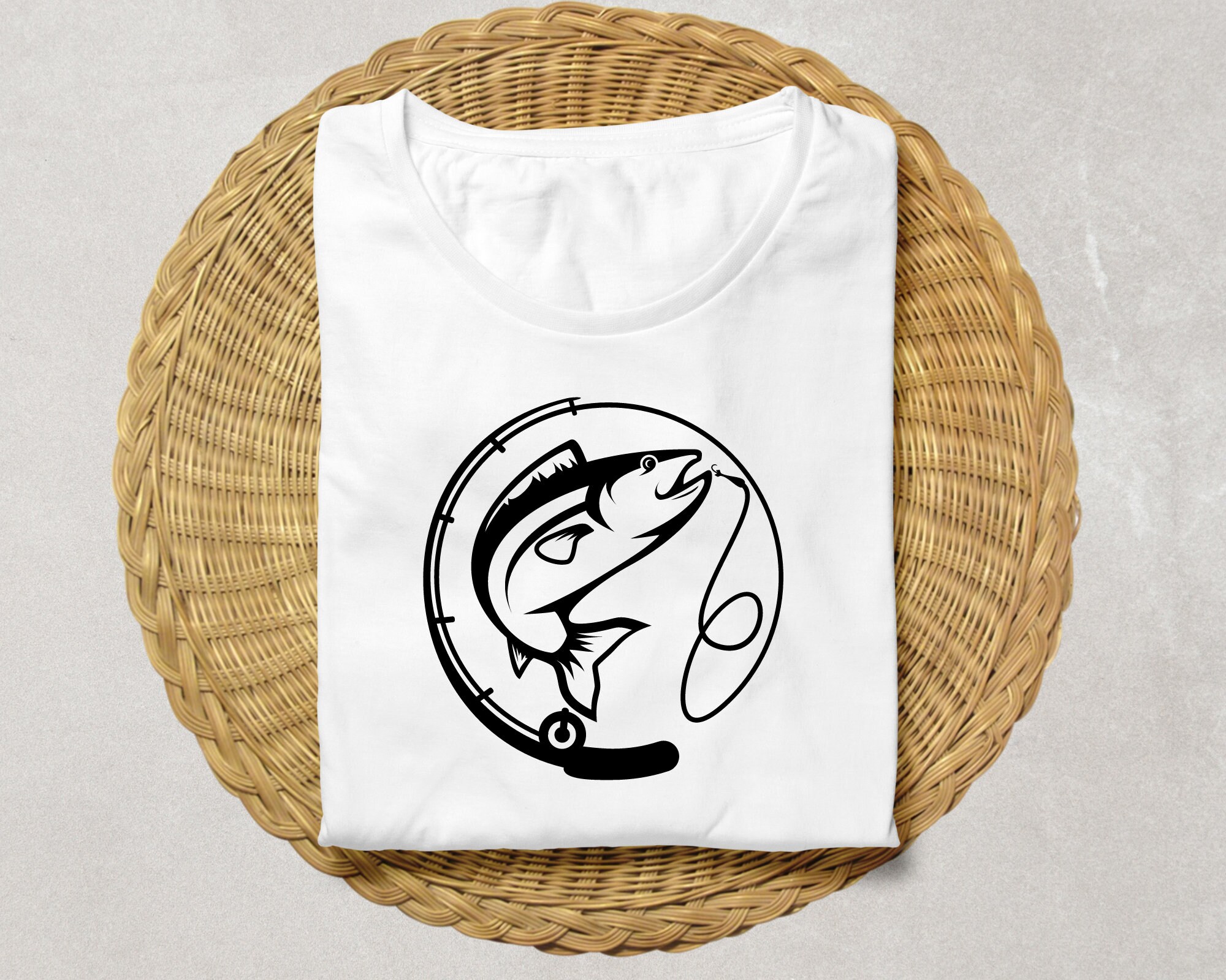 Fisherman Catching Fish Svg, Fishing Rod Svg, Bass Fish Svg, Bass ...