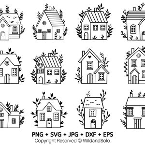 12 Little Home Svg Bundle, Little House Png, House Svg, Little House ...